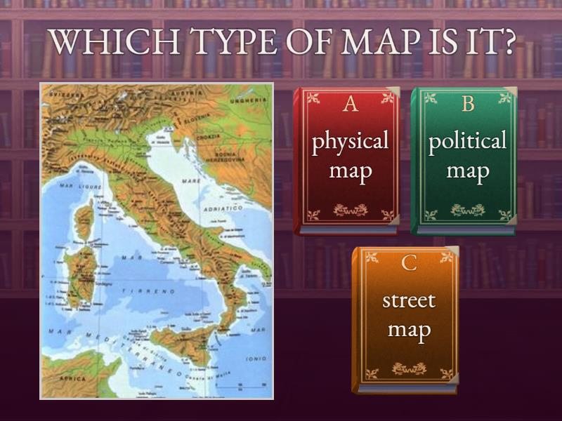 Types of map - Quiz
