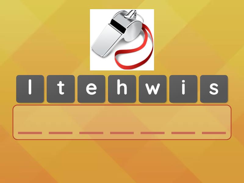 Unit 7 Silent letters - Anagram