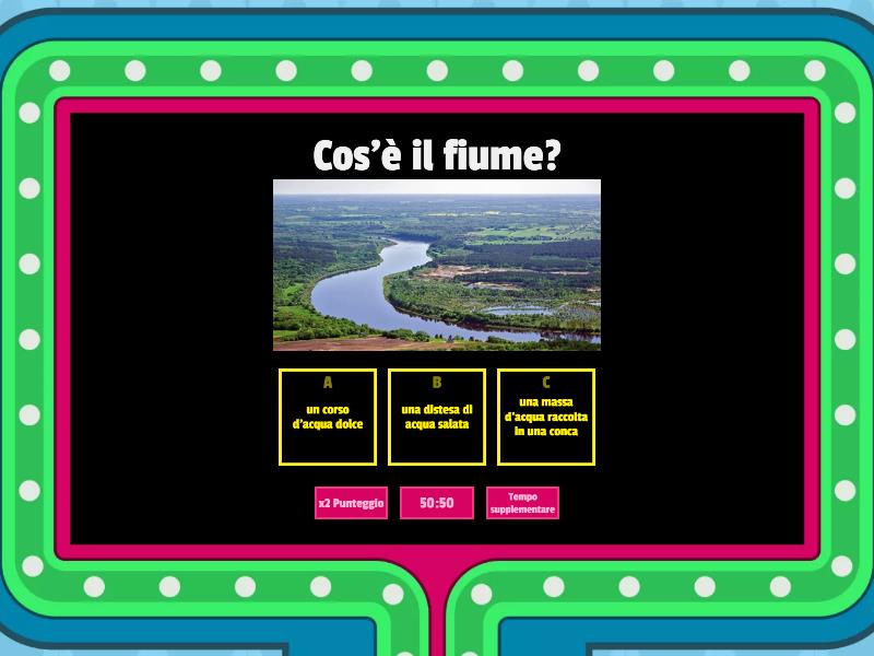 Le parole del fiume - Gameshow quiz