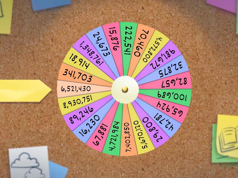 NUMBERS - Random wheel