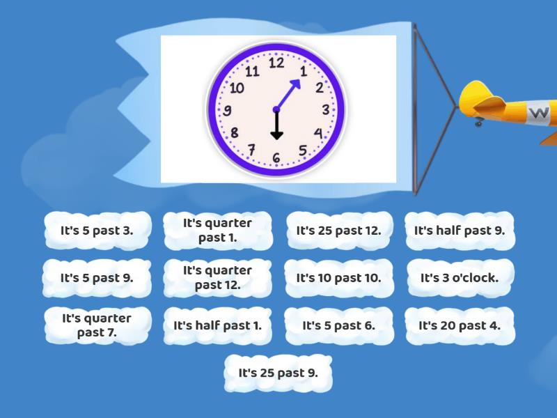 What time? past - Find the match