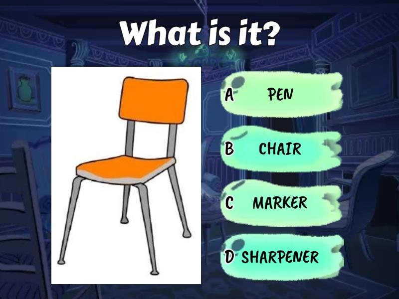 Classroom objects - Quiz