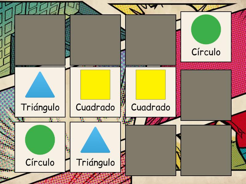Shapes/Figuras geometricas 1 - Matching pairs