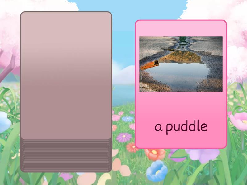 About spring - Speaking cards