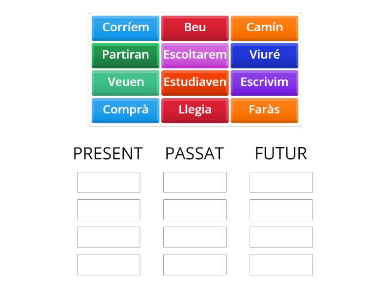 ELS VERBS - Group sort