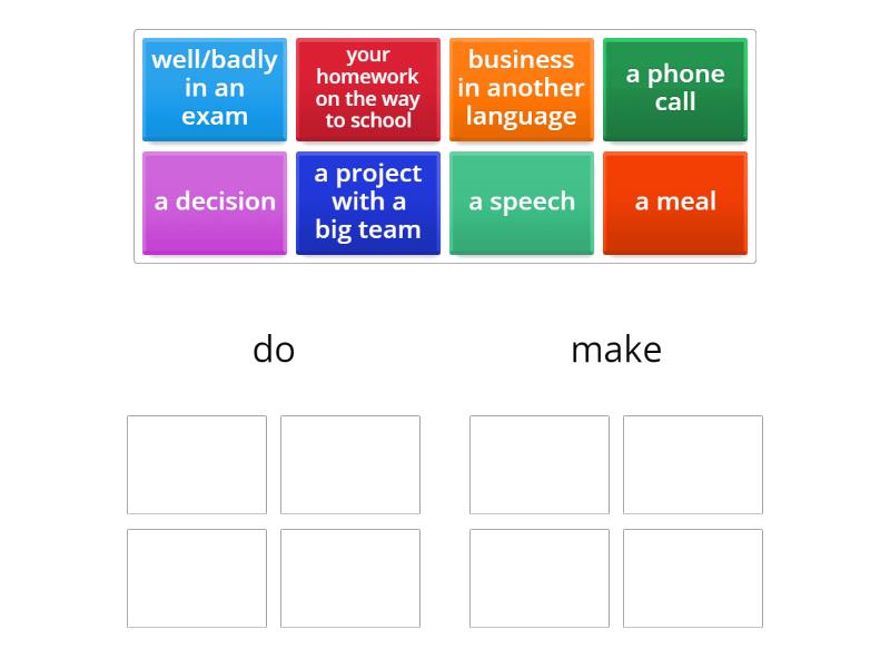SO4 hidden talent vocabulary - Group sort