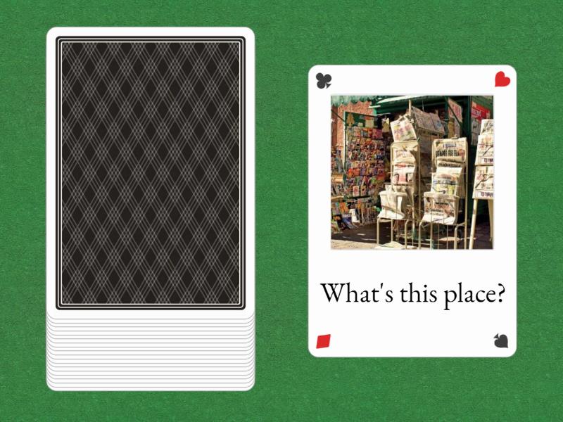 TNF, Unit 3, lesson 3, warm-up - Speaking cards