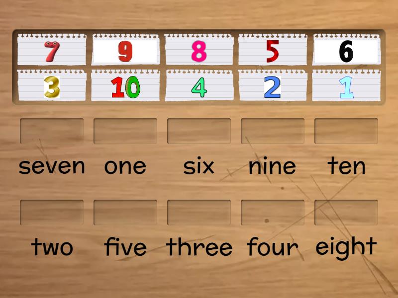 numbers - Match up