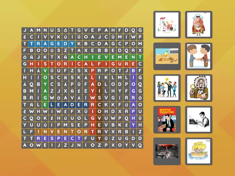Vocabulary 3 - Sopa de letras