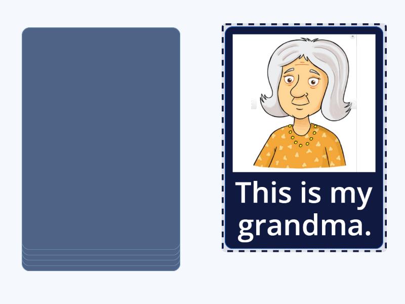 Unit 4. This is my family. - Speaking cards