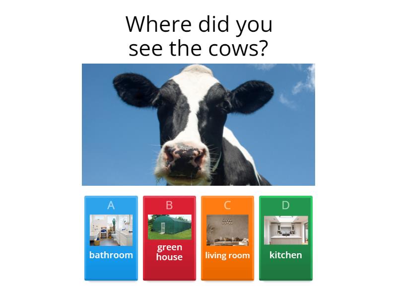cows in the kitchen - Quiz
