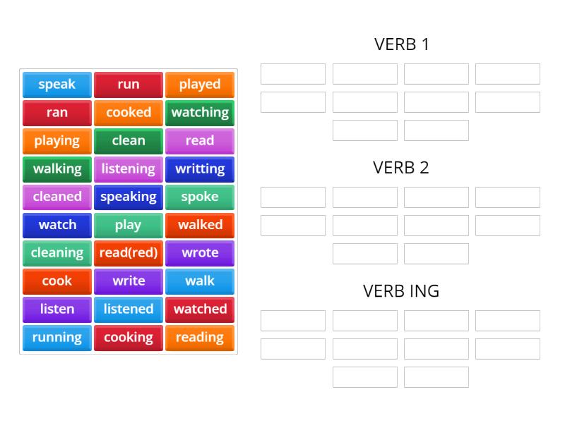 VERB - Group sort