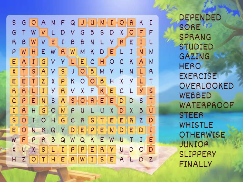 3a, 2024, level 4, dex the heart of a hero, penguin chick - Wordsearch