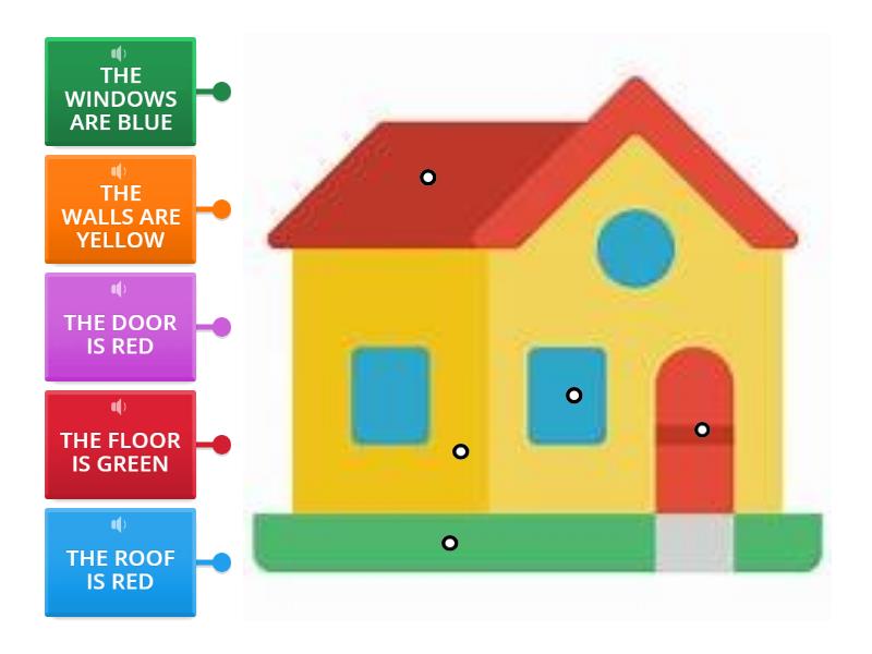 MY HOUSE - Labelled diagram