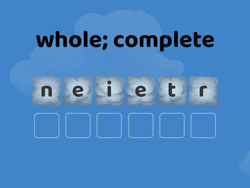EF Upper-Intermediate Unit 9B - Anagram