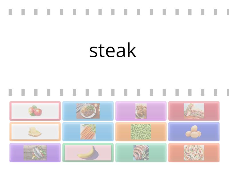 Unit 4. Lunch time - Find the match