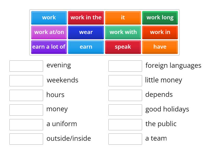 EF: elementary; listening 'Jobs' - Match up