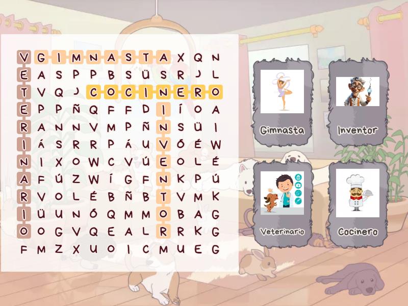Sopa de letras - El futuro - Wordsearch
