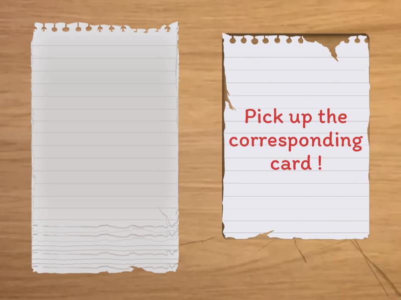 Road signs : Pick up the correct card ! - Speaking cards