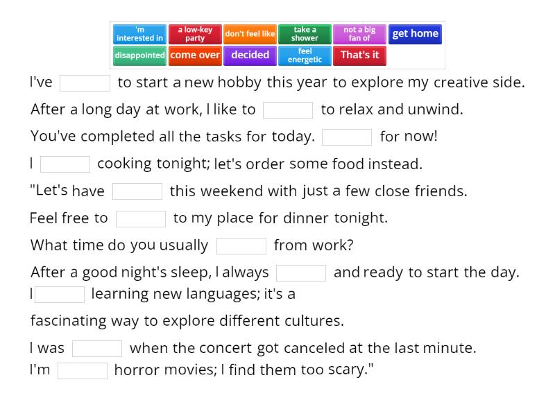 1/03 emergent language - Complete the sentence