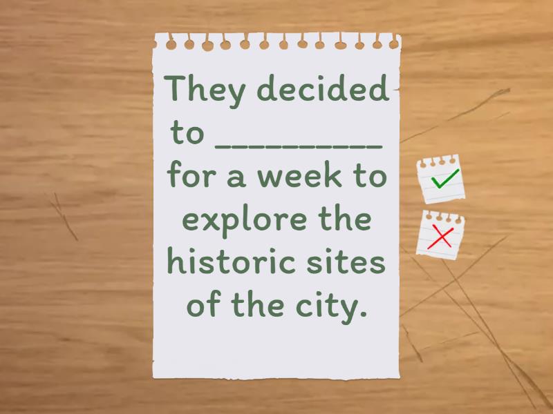 VOCABULARY - TRAVEL - Flash cards