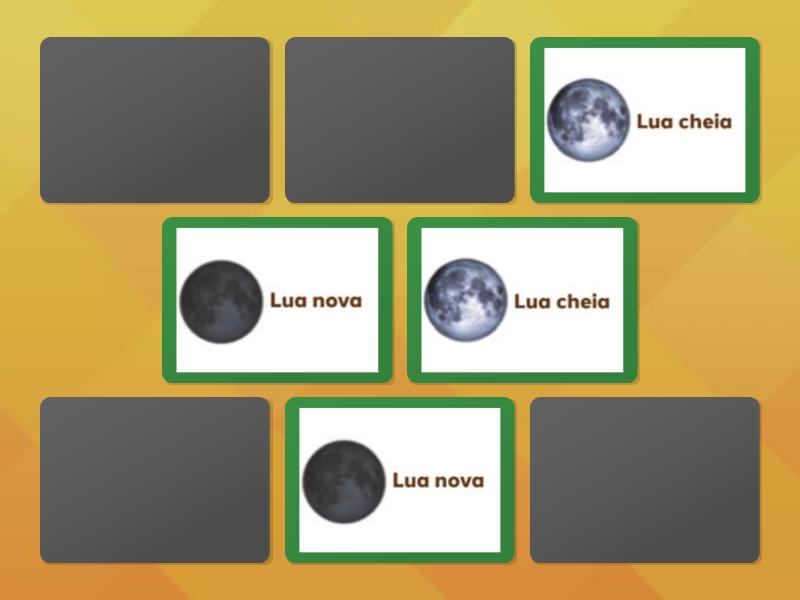 Fases da lua - Matching pairs