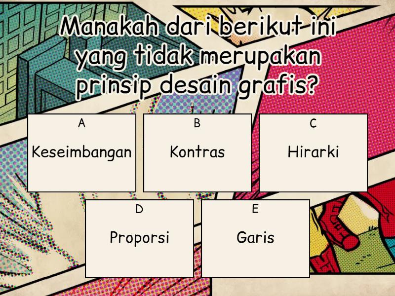 Z PRINSIP DESAIN GRAFIS - Quiz