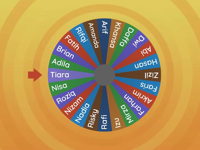 Spin Name - Random wheel