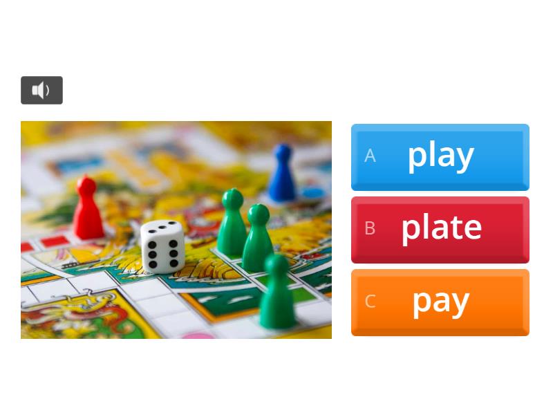 Super Fun 6 - Phonics 1 (Long Vowel a)- listen and choose - Quiz