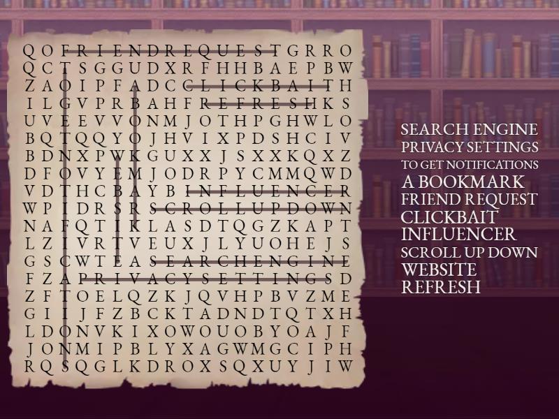 Internet - Wordsearch